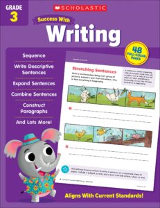 scholastic success with writing grade 3 workbook