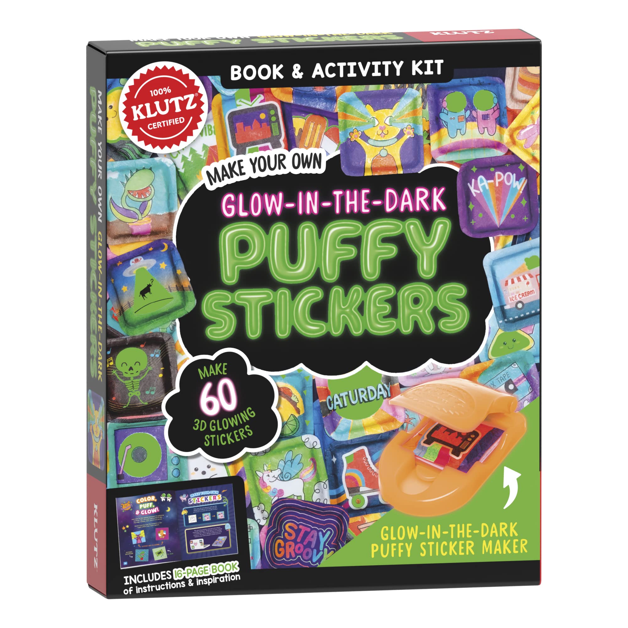 Klutz Make Your Own Glow-in-The-Dark Puffy Stickers