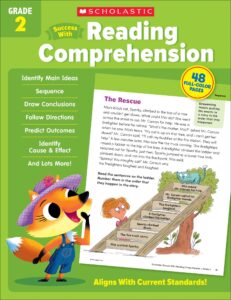 scholastic success with reading comprehension grade 2 workbook (scholastic, grade 2)