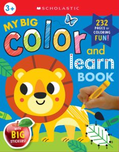 my big color & learn book: scholastic early learners (coloring book)