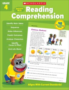 scholastic success with reading comprehension grade 4 workbook