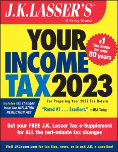 j. k. lasser's your income tax 2023: for preparing your 2022 tax return