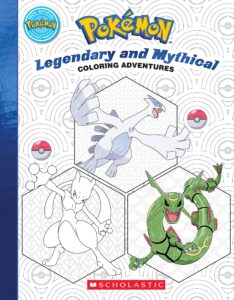 pokémon coloring adventures #2: legendary & mythical pokémon