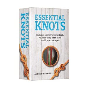 Essential Knots Kit: Includes Instructional Book, 48 Knot Tying Flash Cards and 2 Practice Ropes