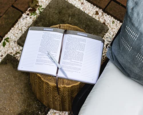 Jesus Listens Note-Taking Edition, Leathersoft, Gray, with Full Scriptures: Daily Devotional Prayers of Peace, Joy, and Hope (A 365-Day Prayer Book)