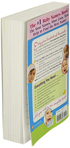 The Complete Book of Baby Names: The #1 Baby Names Book with the Most Unique Baby Girl and Boy Names (Gifts for Expecting Mothers, Fathers, Parents)