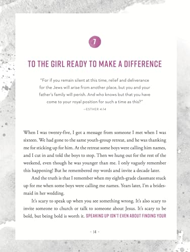 To the Girl Looking for More: 90 Devotions to Help You Ditch the Lies, Love Yourself, and Live Big for God