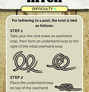 Essential Knots Kit: Includes Instructional Book, 48 Knot Tying Flash Cards and 2 Practice Ropes