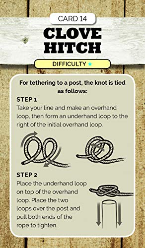 Essential Knots Kit: Includes Instructional Book, 48 Knot Tying Flash Cards and 2 Practice Ropes