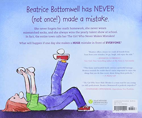 The Girl Who Never Made Mistakes: A Growth Mindset Book for Kids to Promote Self Esteem