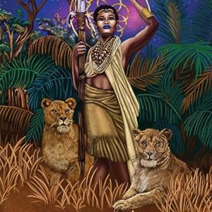 African Goddess Rising Oracle: A 44-Card Deck and Guidebook