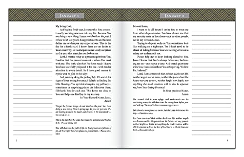 Jesus Listens Note-Taking Edition, Leathersoft, Gray, with Full Scriptures: Daily Devotional Prayers of Peace, Joy, and Hope (A 365-Day Prayer Book)