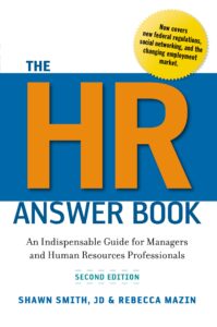 the hr answer book: an indispensable guide for managers and human resources professionals