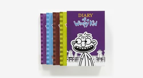 Diary of a Wimpy Kid Box of Books 5-8 Hardcover Gift Set: Ugly Truth, Cabin Fever, The Third Wheel, Hard Luck