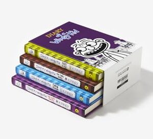 Diary of a Wimpy Kid Box of Books 5-8 Hardcover Gift Set: Ugly Truth, Cabin Fever, The Third Wheel, Hard Luck