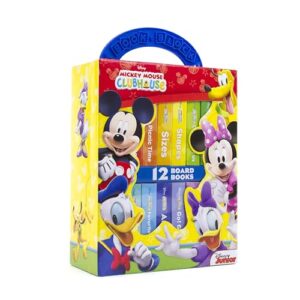 Disney Junior Mickey Mouse Clubhouse - My First Library Board Book Block 12-Book Set - PI Kids