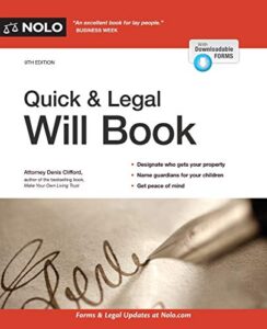 quick & legal will book