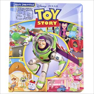 disney pixar toy story buzz lightyear, woody, and more! - first look and find activity book - pi kids