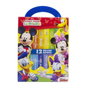 disney junior mickey mouse clubhouse - my first library board book block 12-book set - pi kids