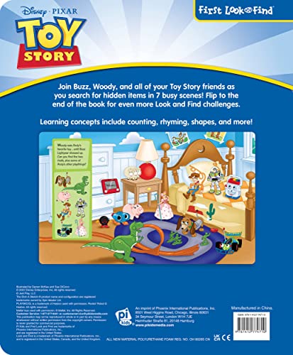 Disney Pixar Toy Story Buzz Lightyear, Woody, and More! - First Look and Find Activity Book - PI Kids