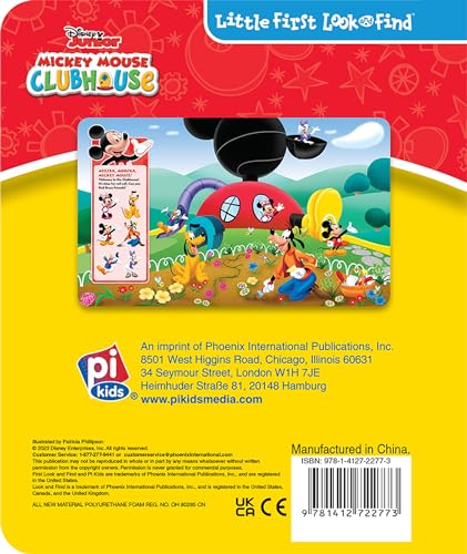 Mickey Mouse Clubhouse - My Little First Look and Find Activity Book - PI Kids