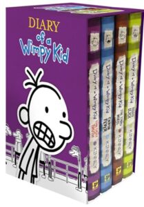 diary of a wimpy kid box of books 5-8 hardcover gift set: ugly truth, cabin fever, the third wheel, hard luck