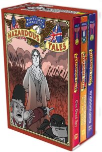 nathan hale's hazardous tales 3-book box set (nathan hale's hazardous tales, 1-3)