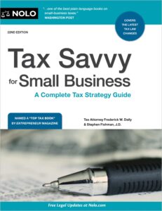 tax savvy for small business: a complete tax strategy guide