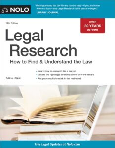 legal research: how to find & understand the law