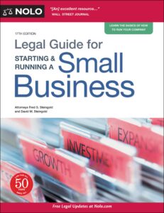 legal guide for starting & running a small business (nolo)