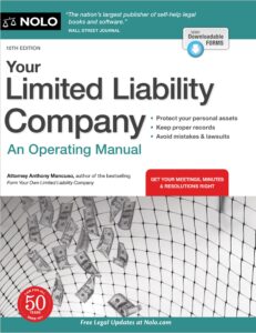 your limited liability company: an operating manual