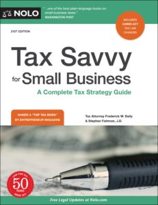 tax savvy for small business: a complete tax strategy guide