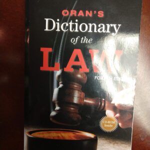 Oran's Dictionary of the Law