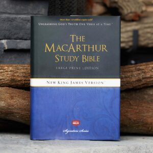 NKJV, The MacArthur Study Bible, Large Print, Hardcover: Holy Bible, New King James Version