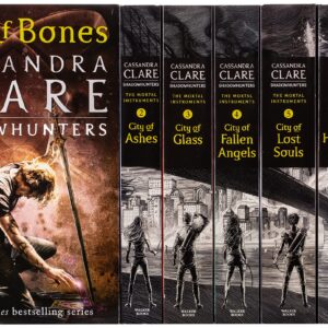 Cassandra Clare The Mortal Instruments: A Shadowhunters Collection 7 Books Set (Bones, Ashes, Glass, Fallen Angels, Lost Souls, Heavenly Fire + The Shadowhunter's Codex)