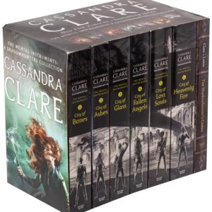 Cassandra Clare The Mortal Instruments: A Shadowhunters Collection 7 Books Set (Bones, Ashes, Glass, Fallen Angels, Lost Souls, Heavenly Fire + The Shadowhunter's Codex)