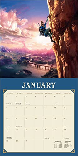 Legend of Zelda: Breath of the Wild 2023 Wall Calendar