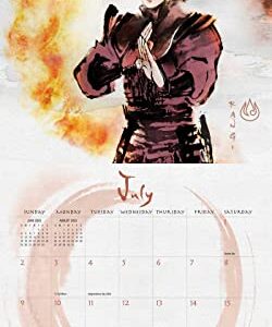 Avatar: The Last Airbender 2023 Collector's Edition Wall Calendar: 13 watercolor illustrations + bonus print