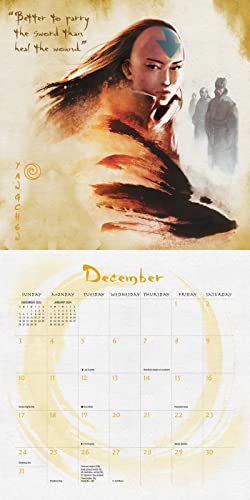 Avatar: The Last Airbender 2023 Collector's Edition Wall Calendar: 13 watercolor illustrations + bonus print