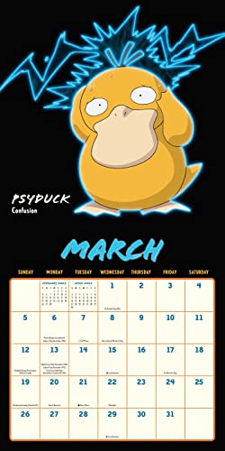 Pokémon Moves 2023 Wall Calendar