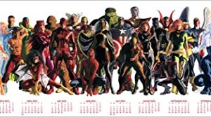 Alex Ross Marvel Mural 2023 Oversized Wall Calendar