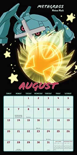 Pokémon Moves 2023 Wall Calendar