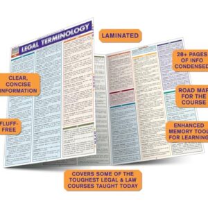 Legal Terminology QuickStudy Laminated Reference Guide (QuickStudy Law)