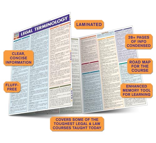 Legal Terminology QuickStudy Laminated Reference Guide (QuickStudy Law)