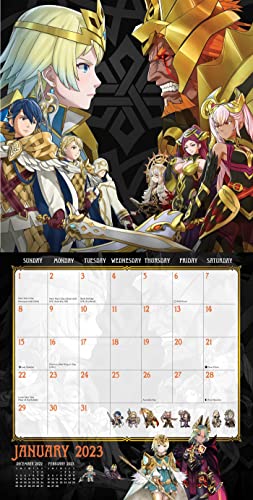 Fire Emblem 16-Month September 2022–December 2023 Wall Calendar