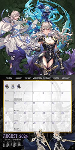 Fire Emblem 16-month September 2023–December 2024 Wall Calendar