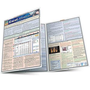 excel advanced quickstudy laminated reference guide (quickstudy computer)