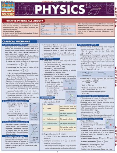 Physics (Quick Study Academic)