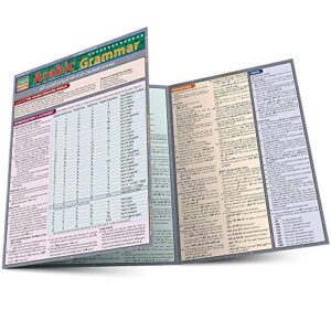 arabic grammar quickstudy laminated reference guide (quickstudy academic)