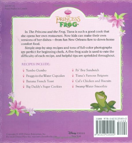 The Princess and the Frog: Tiana's Cookbook: Recipes for Kids (Disney Princess: The Princess and the Frog)